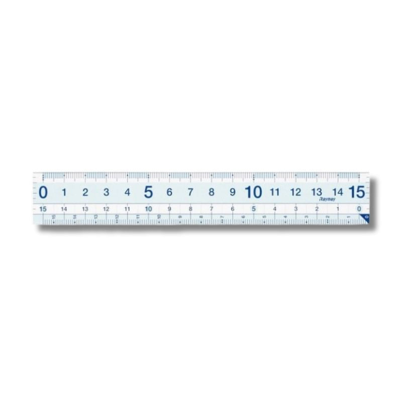 Raymay Easy-to-read Plastic Ruler 15cm (Made in Japan) – SHOPPUROO™