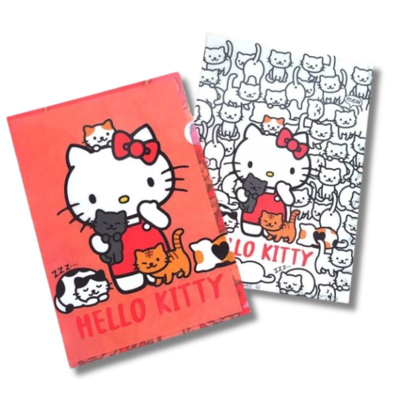 Hello Kitty Cats Everywhere A4 Letter Files (2 Pcs Set) (Made in Japan ...